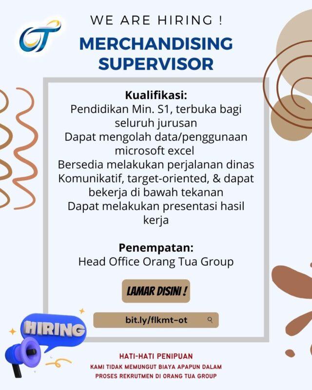 Lowongan Kerja Merchandising Supervisor di PT. Arta Boga Cemerlang ...