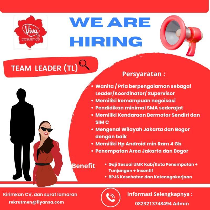 Lowongan Kerja Team Leader di PT. Fiyansa Mulya - JakartaKerja