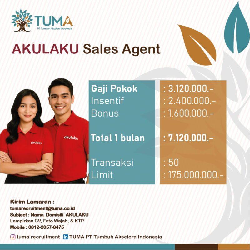 Lowongan Kerja Sales Agent di PT. Tumbuh Akselera Indonesia (TUMA ...