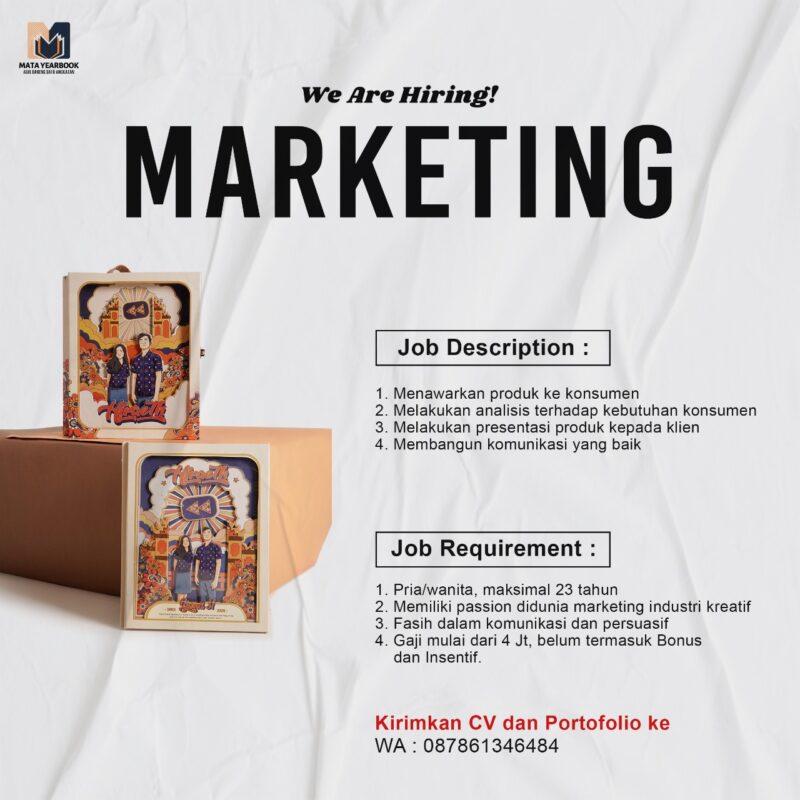 Lowongan Kerja Marketing di CV Mata Media - JakartaKerja