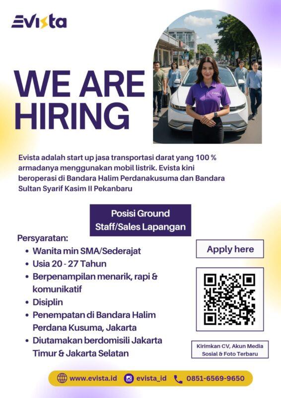 Lowongan Kerja Staff/ Sales Lapangan di Evista (PT. Slamet Tumbuh Abadi ...