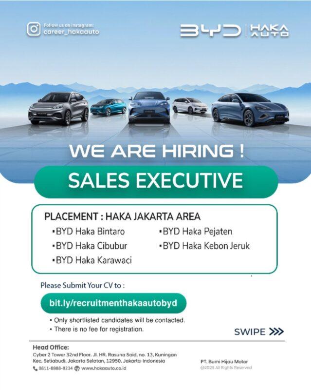 Lowongan Kerja Sales Executive - Sales Supervisor di PT. Bumi Hijau ...