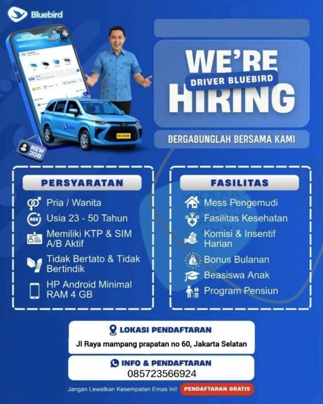 Lowongan Kerja Driver di PT. Blue Bird (Pool Pusat Warung Buncit ...