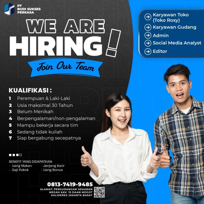 Lowongan Kerja Karyawan Toko (Toko Roxy) - Karyawan Gudang - Admin ...