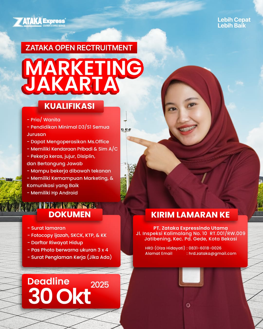 Lowongan Kerja Marketing Jakarta di PT. Zataka Expressindo Utama - JakartaKerja