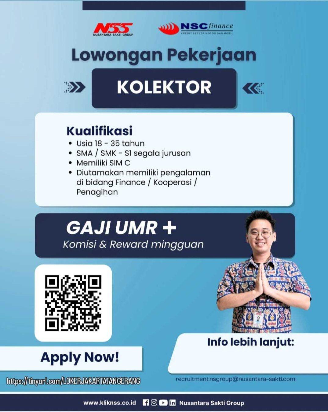 Lowongan Kerja Kolektor di Nusantara Sakti - JakartaKerja