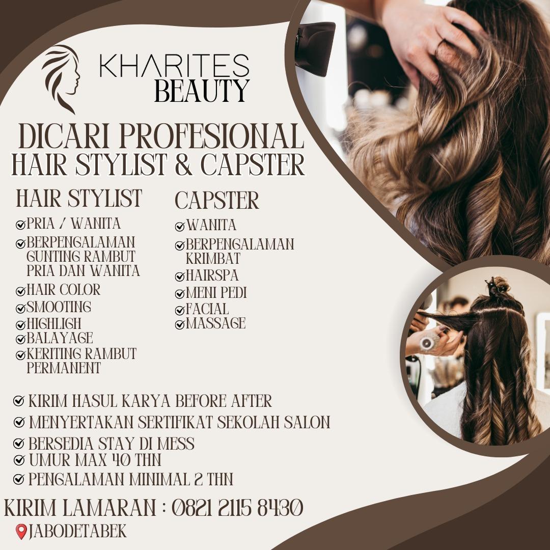Lowongan Kerja Hair Stylist - Capster di Kharites - JakartaKerja
