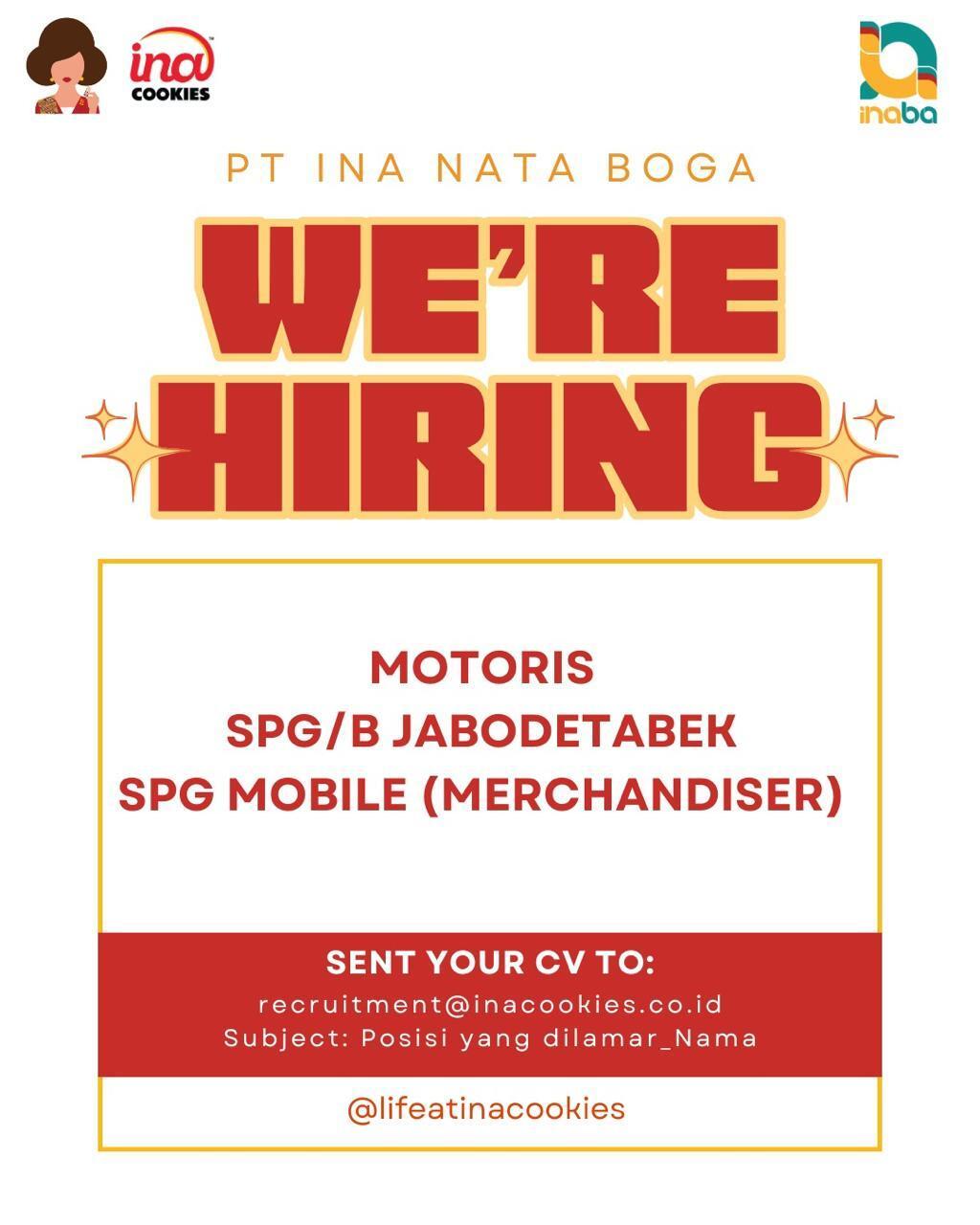 Lowongan Kerja Motoris - SPG/SPB Jabodetabek - SPG Mobile (Merchandiser ...
