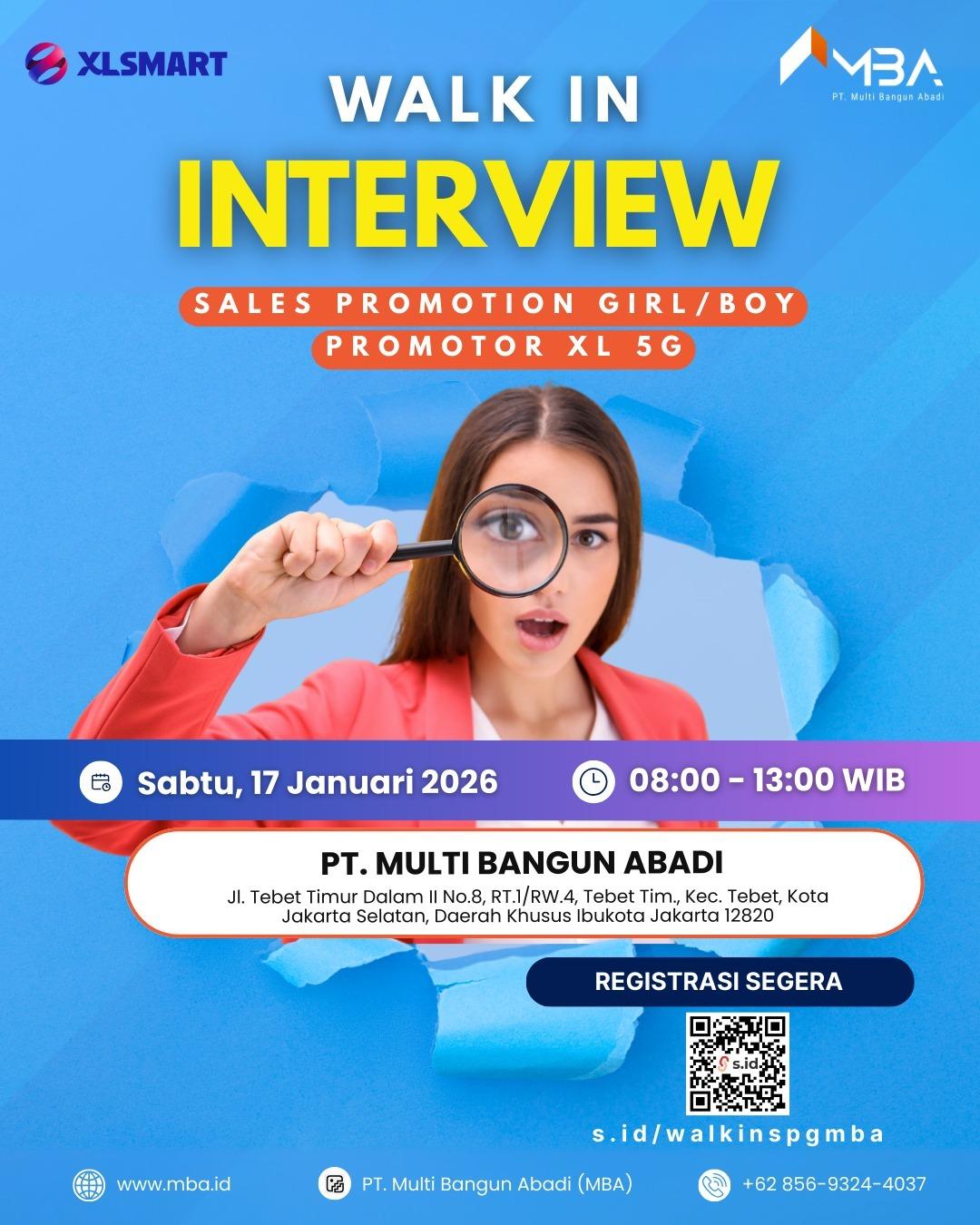 Lowongan Kerja Sales Promotion Girl/ Boy Promotor XL 5G di PT. Multi ...