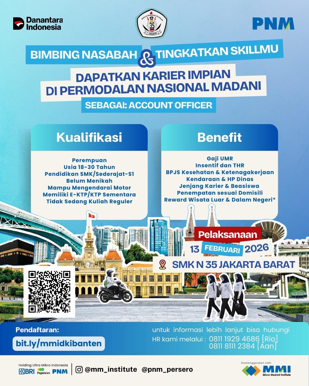 Lowongan Kerja Account Officer di PT. Micro Madani Institute - JakartaKerja