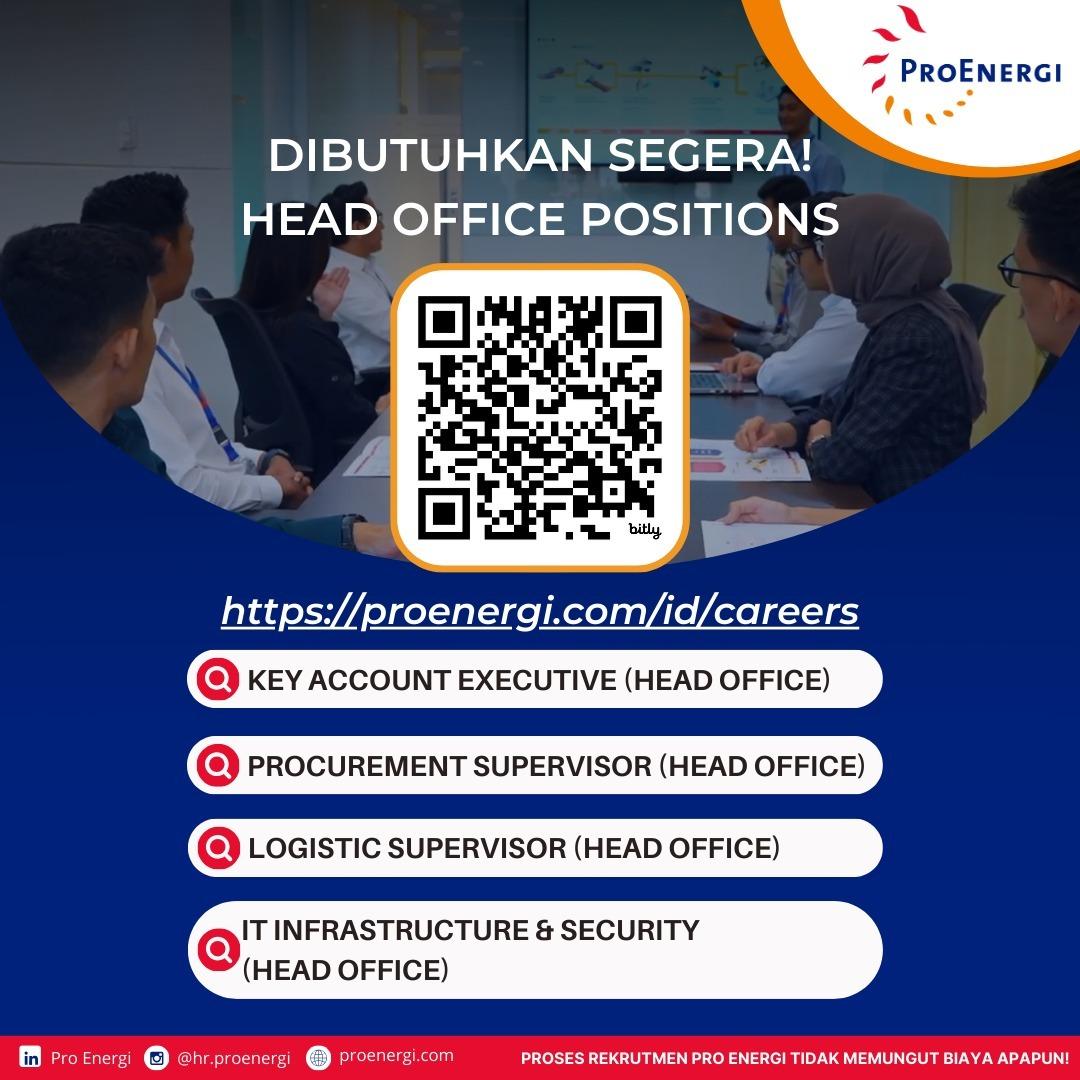 Lowongan Kerja Key Account Executive (Head Office) - Procurement ...