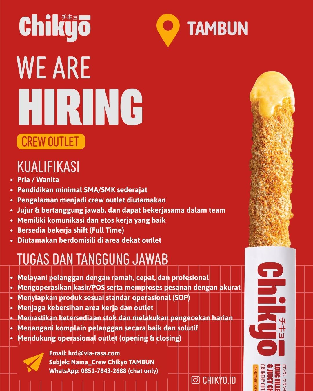 Lowongan Kerja Crew Outlet di Miyou Group - JakartaKerja
